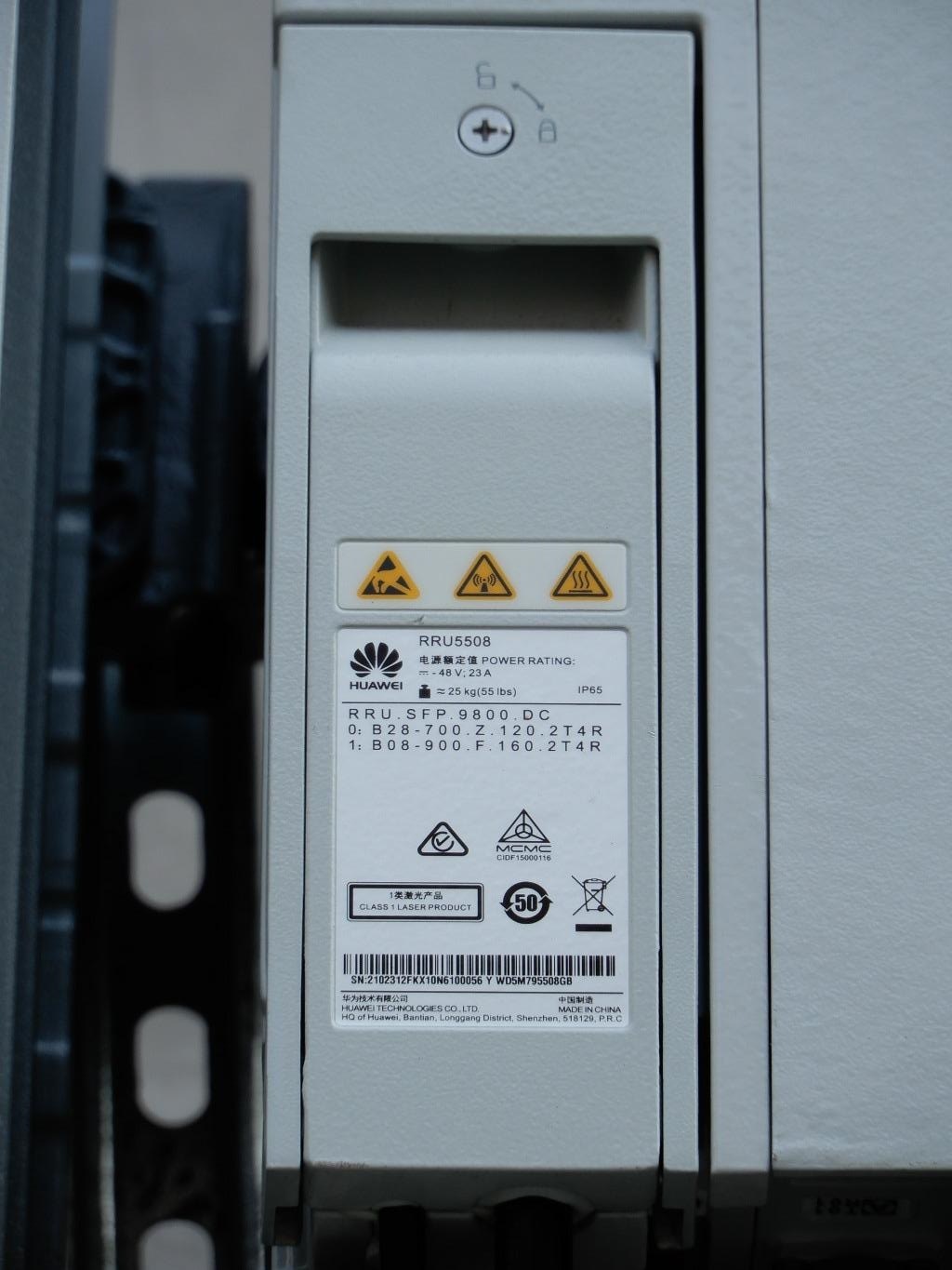 華為RRU 5508 - 電訊網絡 - 電腦領域 HKEPC Hardware - 全港 No.1 PC討論區