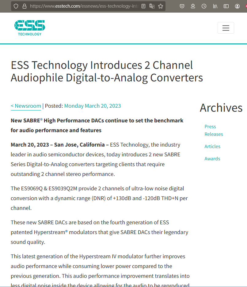 ESS ES9069Q & ES9039Q2M DACs 便携耳擴 - 耳界大開 - 影音領域 - 電腦領域 HKEPC Hardware ...