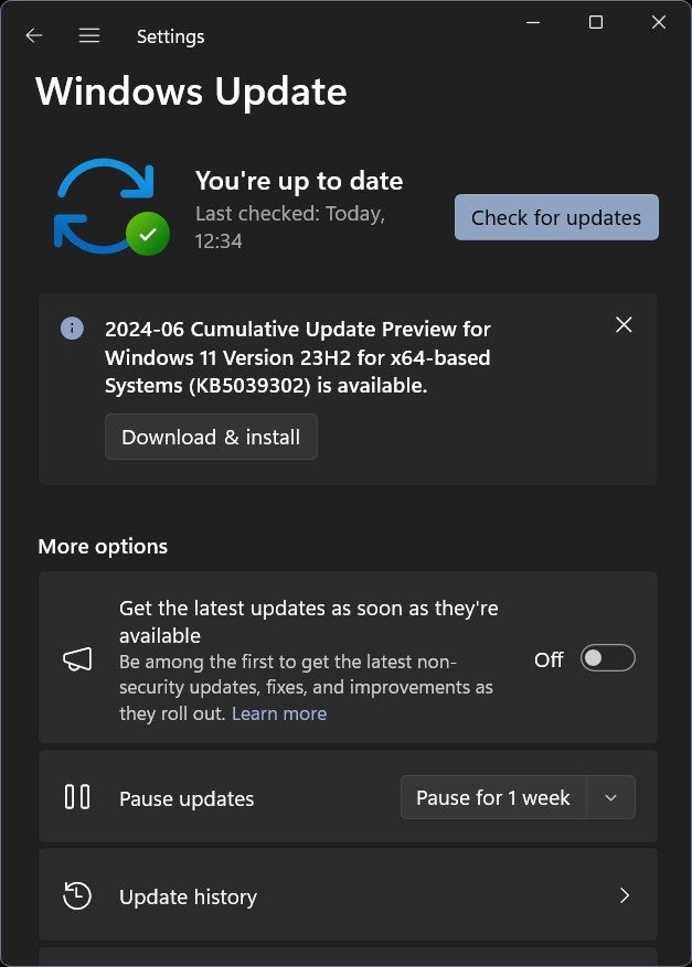 Windows Update 又有大災情 Microsoft 緊急取消 KB5039302 更新... - Windows 探索 - 電腦領域 HKEPC Hardware - 全港 No.1 ...